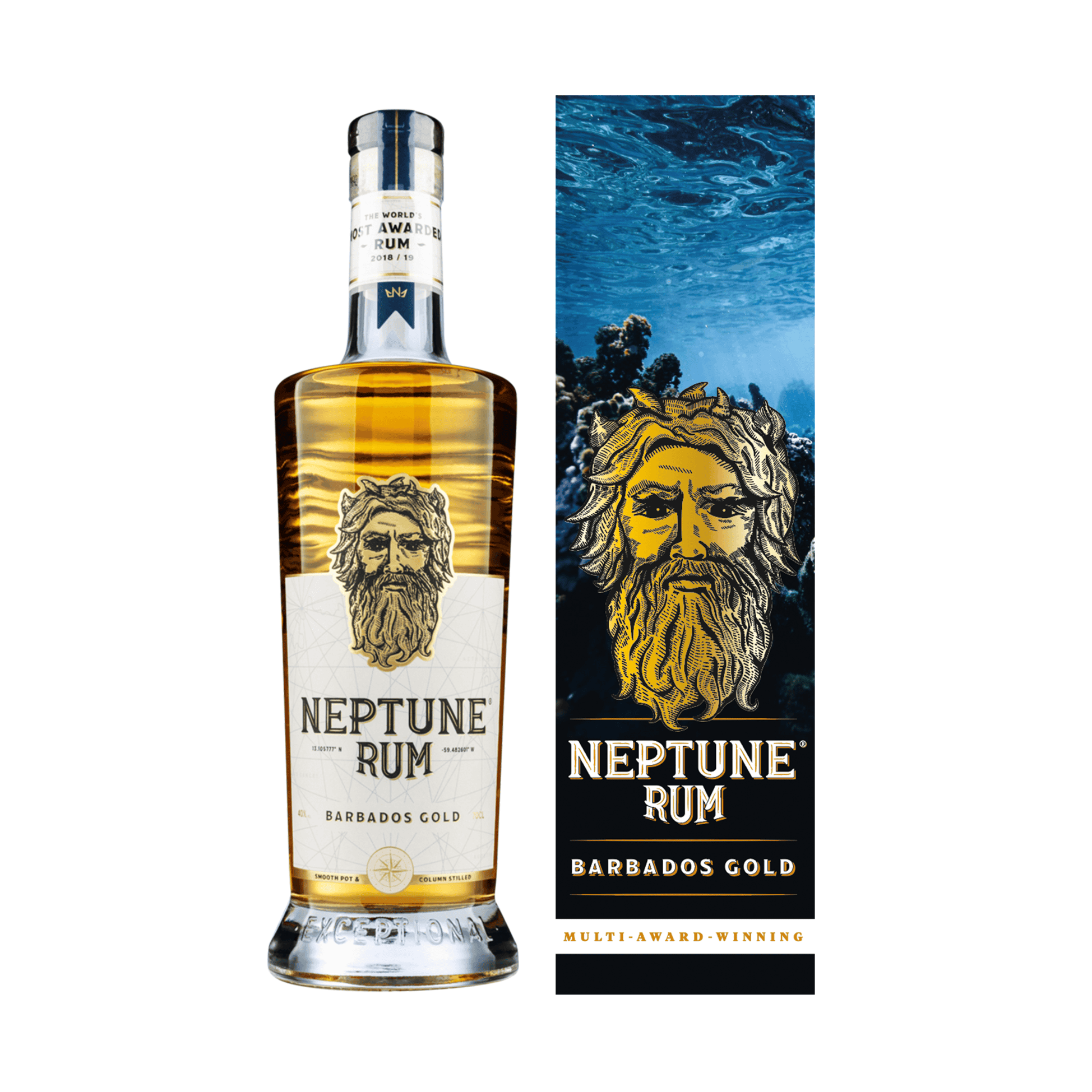 Neptune Rum | Barbados Gold 70cl | World’s Most Awarded Rum of 2018/19 ...