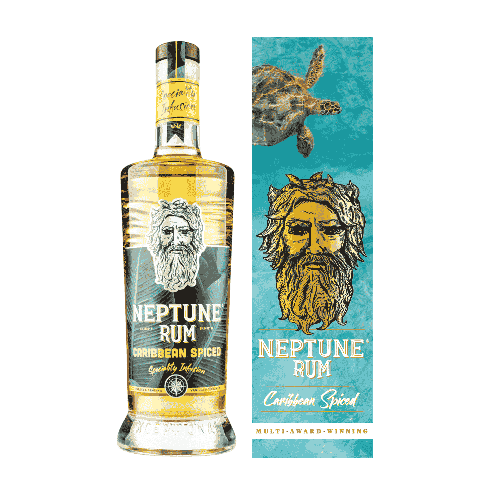 Neptune Rum | Caribbean Spiced Rum 70cl